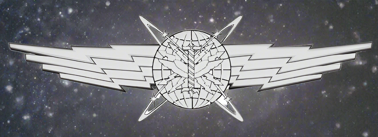 Cyberspace Operator Badge - Metal Art | The Galactic Emporium