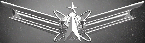 Space Operations Badge - Metal Art | The Galactic Emporium